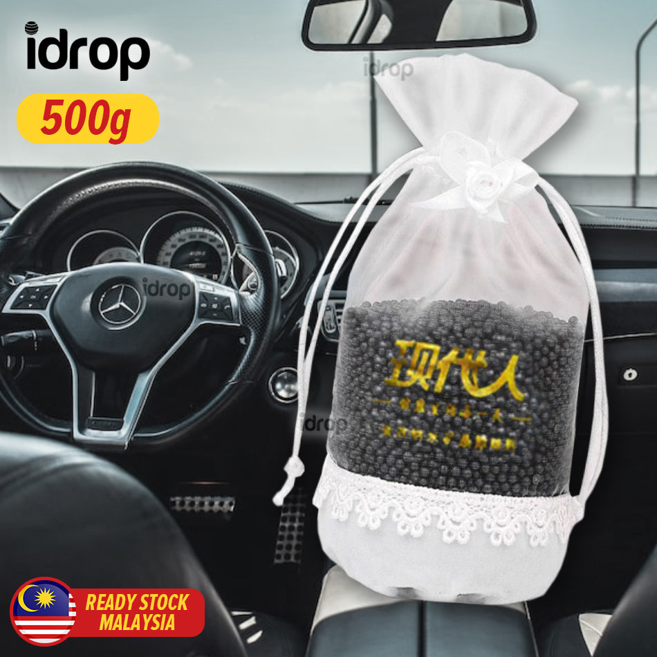 idrop [ 500g ] Nano Mineral Crystal Activated Carbon Car Deodorant / D