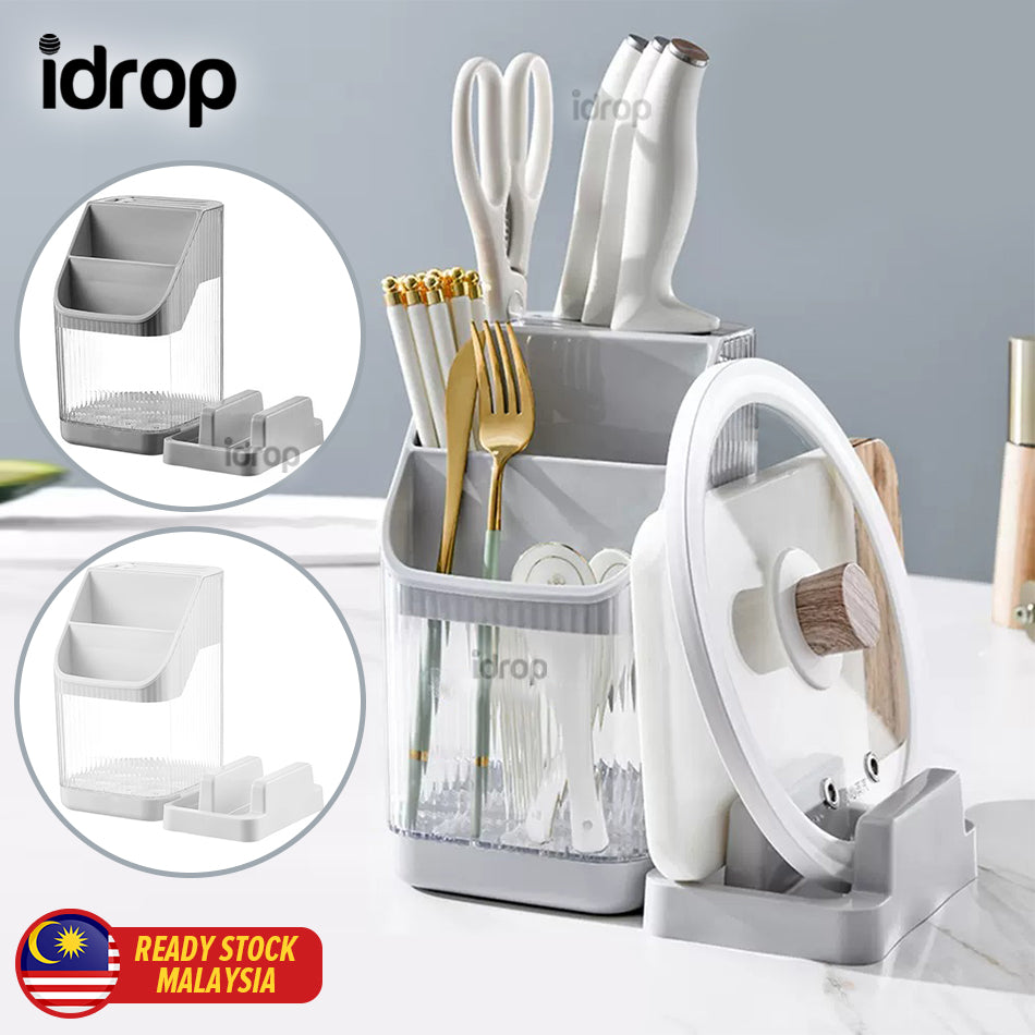 idrop Multifunctional Kitchen Knife Chopstick & Utensil Holder Storage