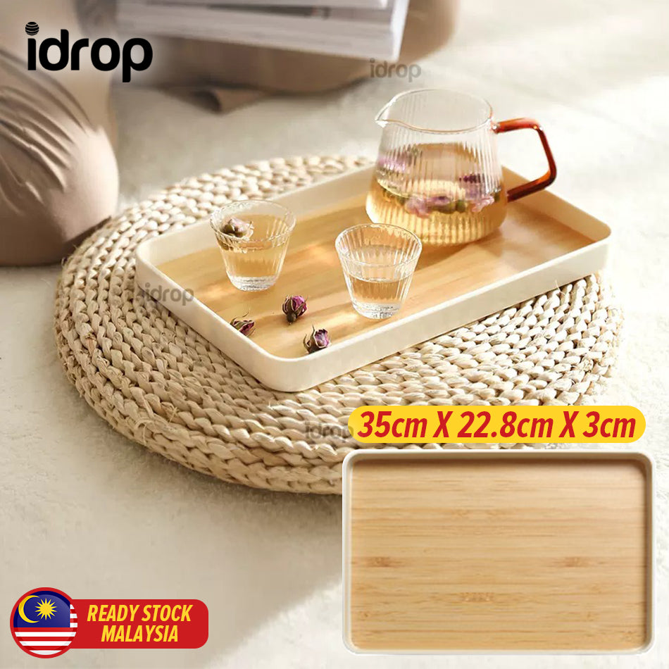 idrop Japanese Style Minimalist Food & Drink Serving Tray / Dulang Hid