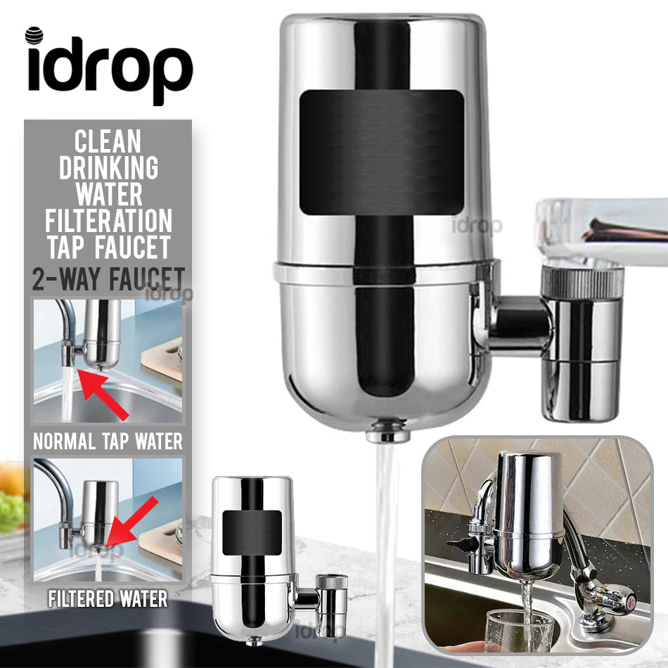 idrop Clean Drinking Water Filter Filteration Tap Faucet - Kepala Paip